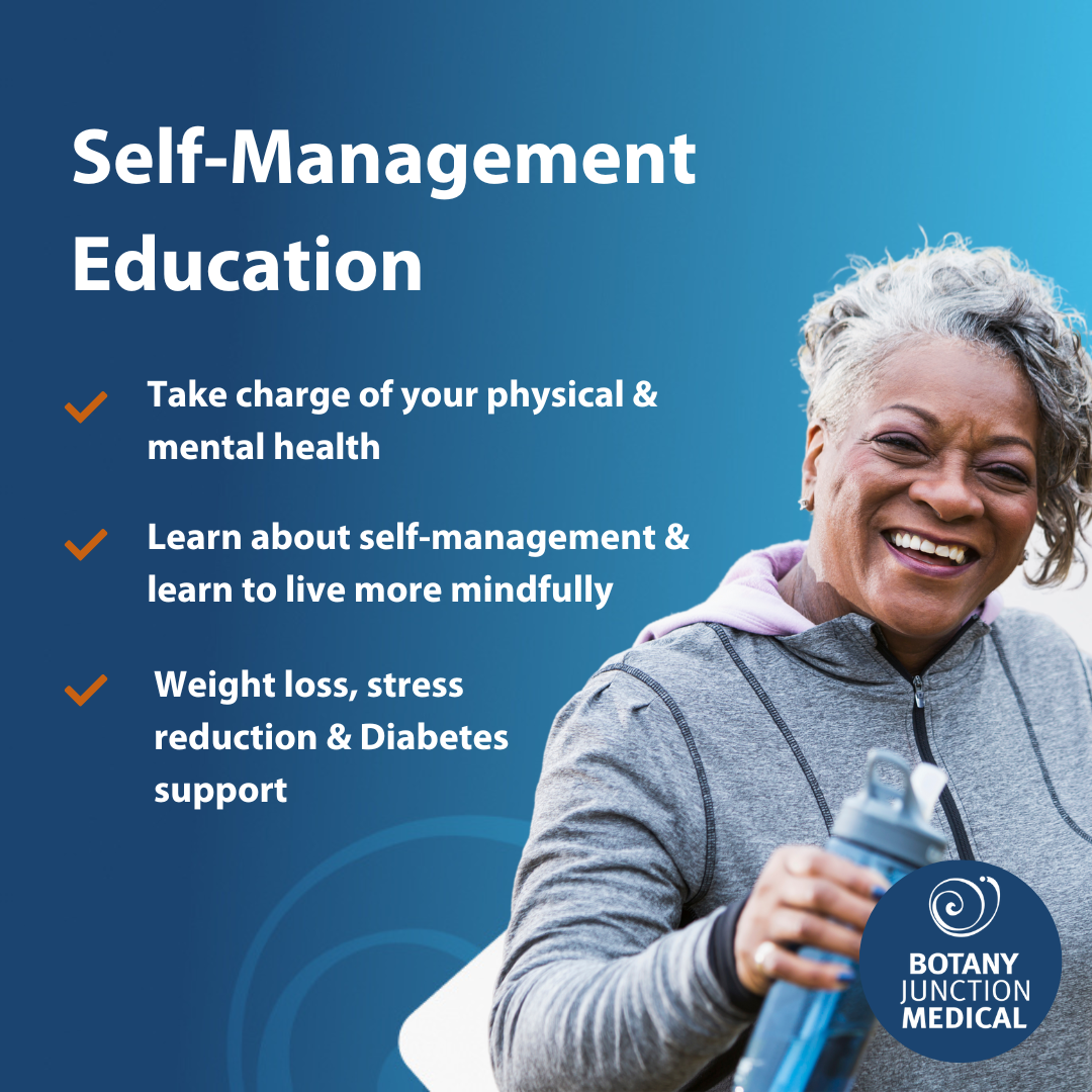 Self-Management education by Botany Junction | Education workshops